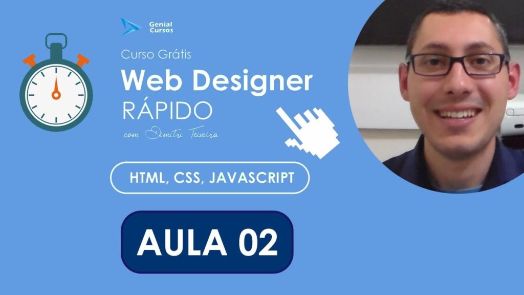 Curso Web Designer Rápido HTML CSS Javascript Aula 02 Designing