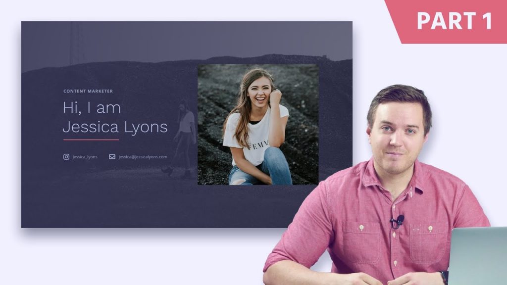 Figma Web Design Tutorial: About Me Landing Page | Designing for ...