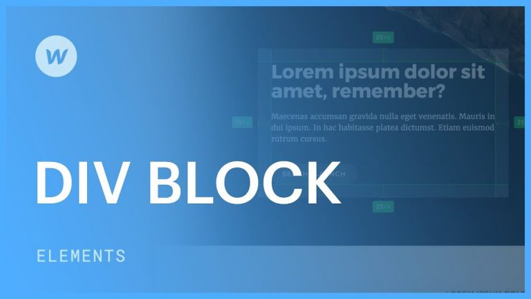 Div blocks - Web design tutorial | Designing for Uncertainty
