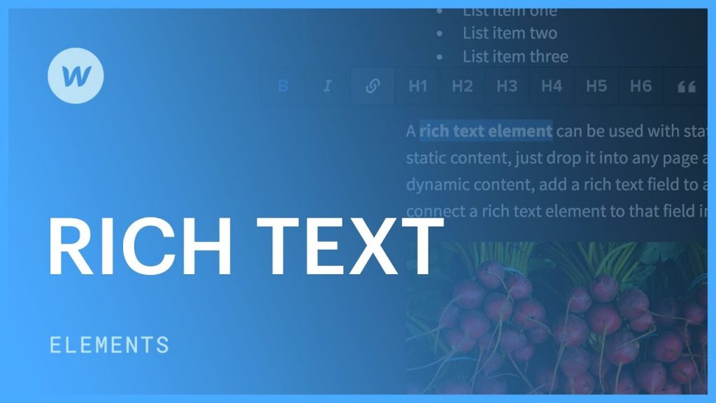 Rich text - Web design tutorial | Designing for Uncertainty