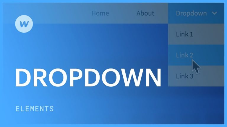 Dropdown navigation menu - Web design tutorial | Designing for Uncertainty