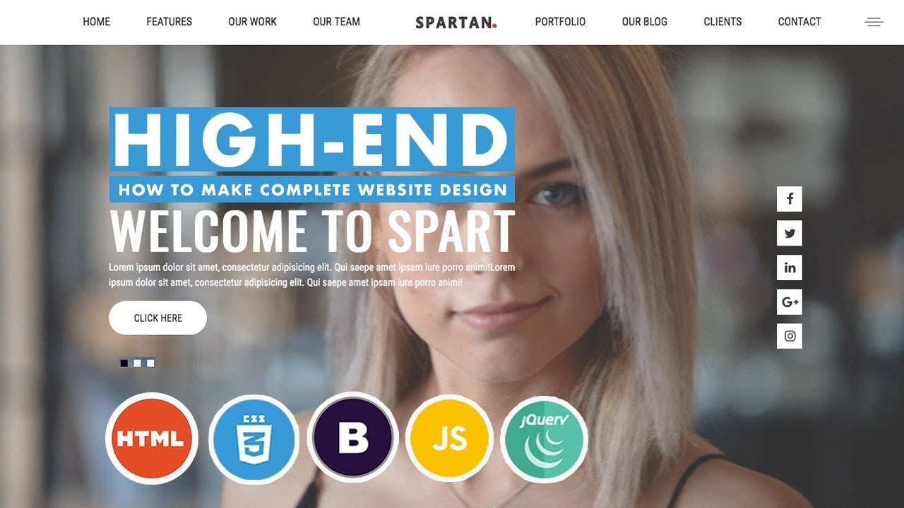 How To Create Complete Responsive Website Using Bootstrap Html Css 2021 