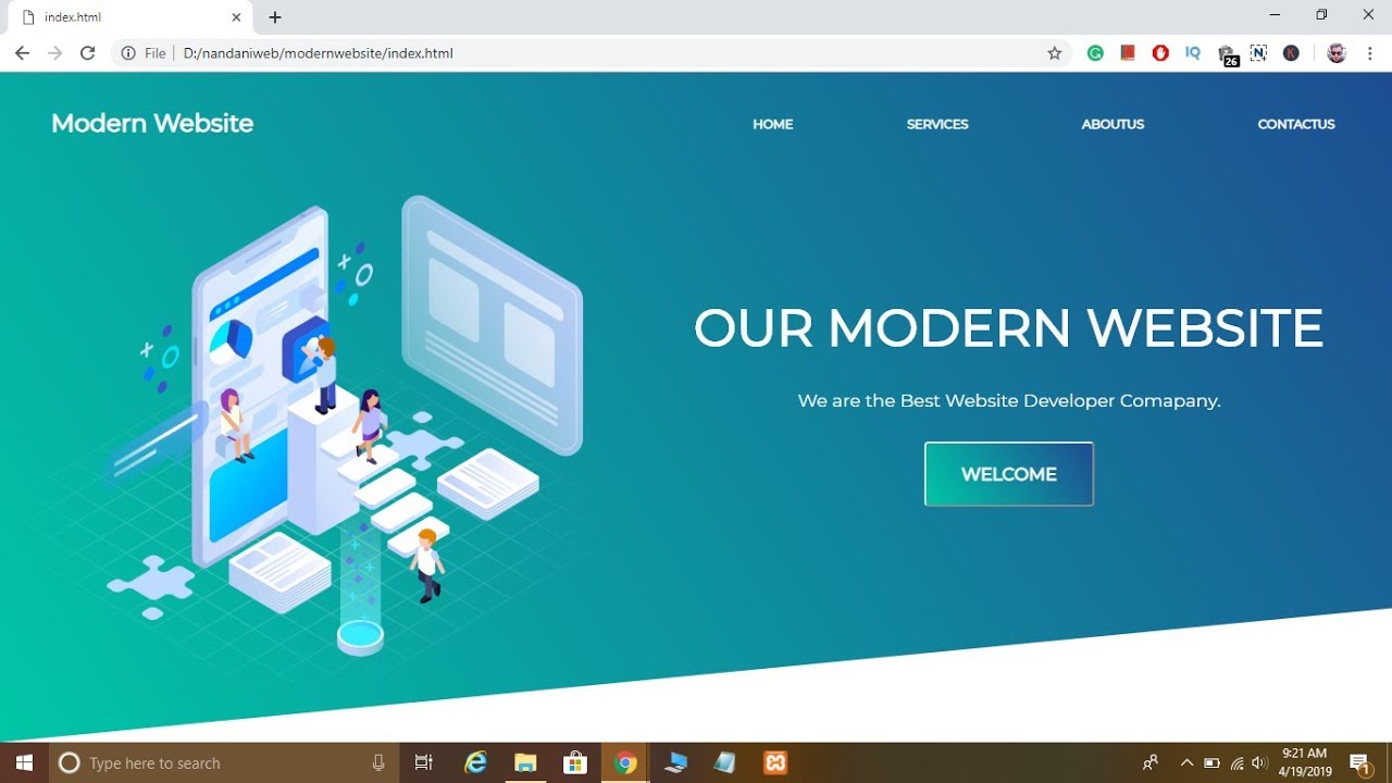 How To Design A Website With Html And Css Gambaran Vrogue