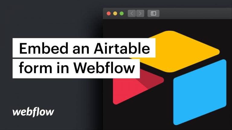 Embed Airtable forms in Webflow — web design tutorial | Designing for Uncertainty