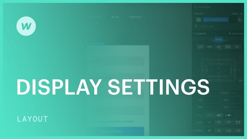 Display settings (block, inline-block, inline, and flex) - Web design tutorial (using the Old UI ...