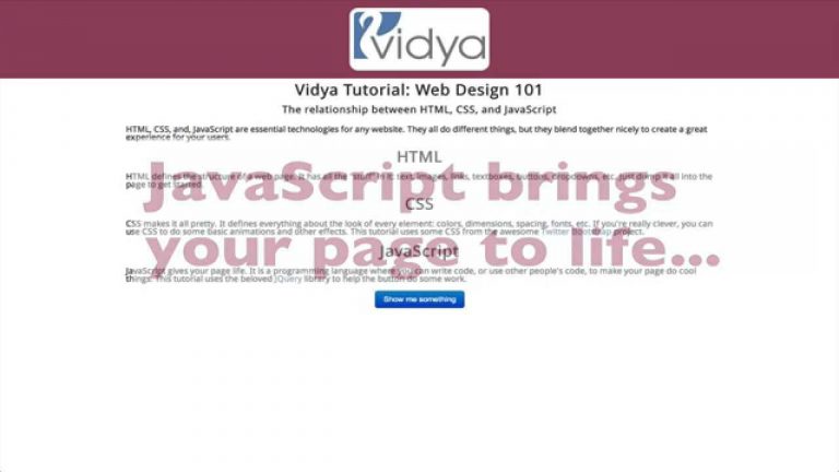 Web Design 101 Understanding How Html Css And Javascript Fit