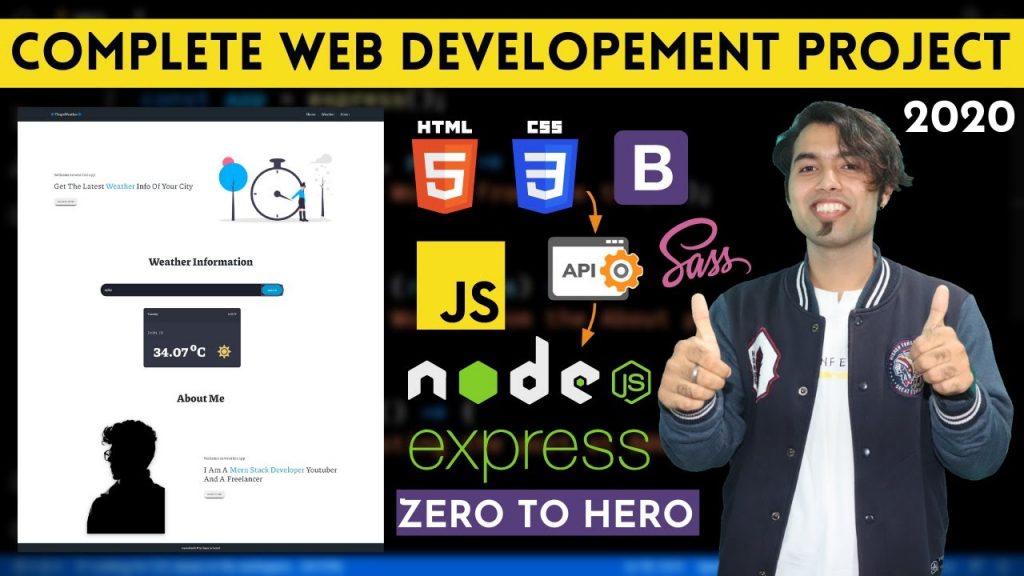 🔴 Complete Web Development Course Project In One Video (Dynamic Website ...