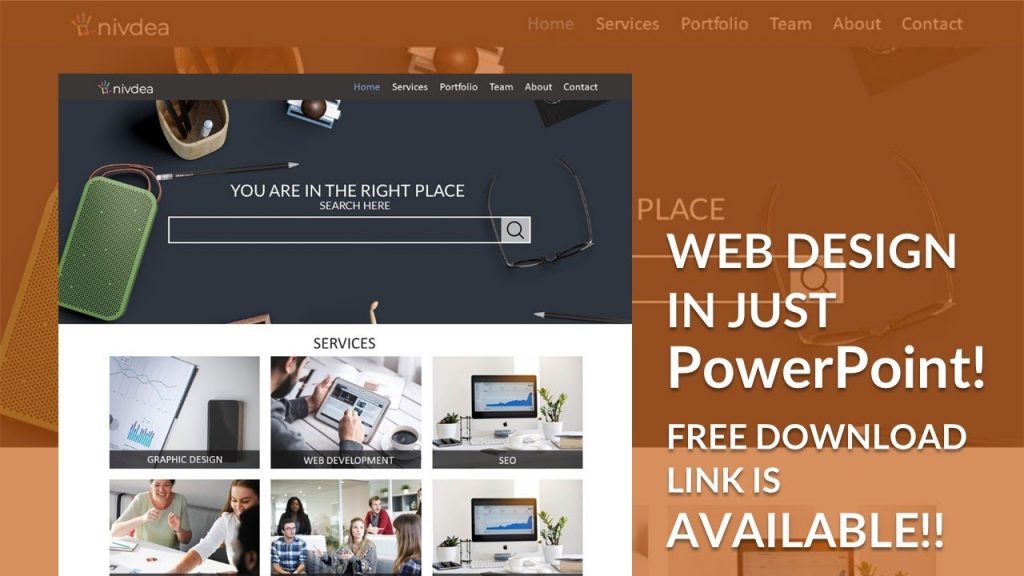 PowerPoint Web Design | How To Design Website In PowerPoint | Designing ...