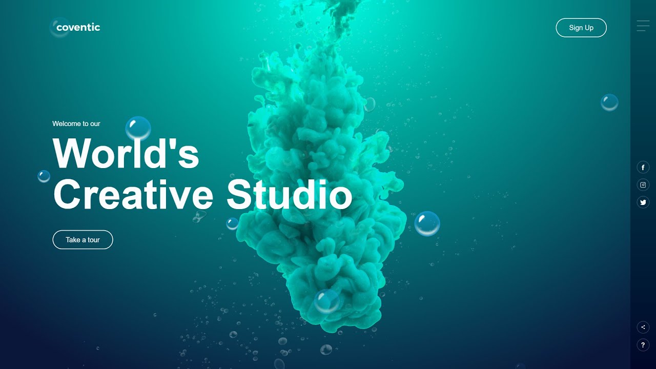 How To Make Animated Website Design Using HTML And CSS Step By Step Tutorial 2020 Designing 