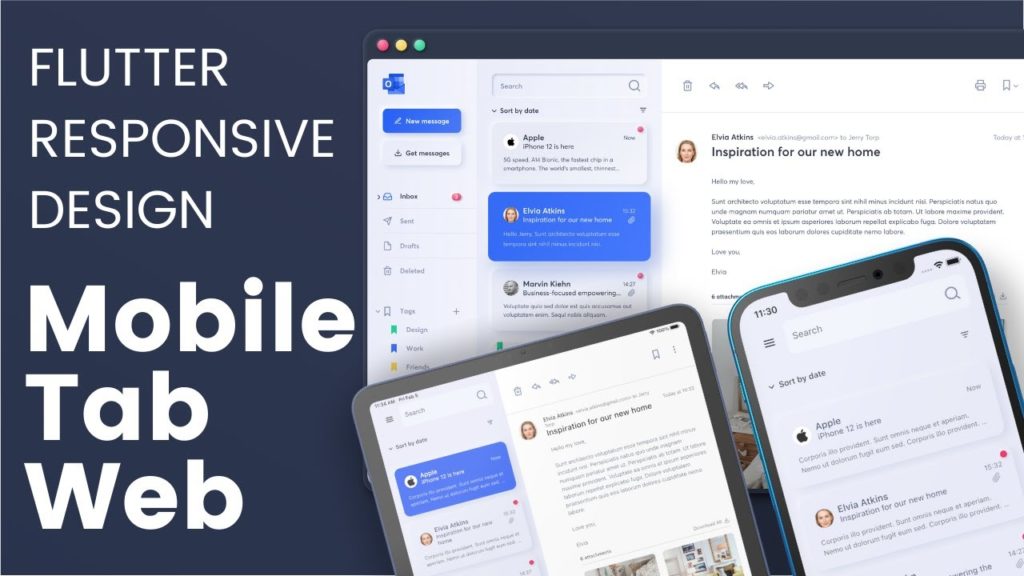 Flutter Fully Responsive Design UI - Mobile, Tablet and Web😎 ...