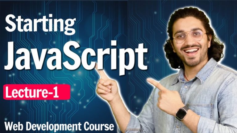 Javascript Introduction | Lecture 1 | Web Development Course | Designing for Uncertainty
