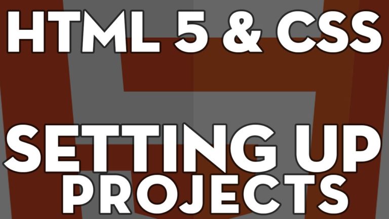 HTML5 & CSS Web Design - 101 - setting up project folders | Designing ...