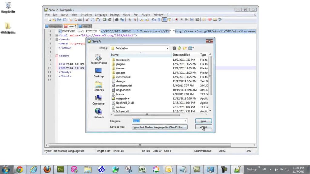 Making Notepad++ Easier For Web Design | Designing for Uncertainty