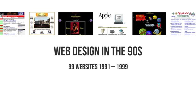 Web Design in the 90s | Designing for Uncertainty
