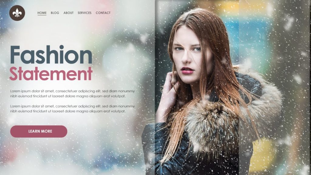 How to Design Creative Website Header in Photoshop | Web Design Tutorials | Designing for ...