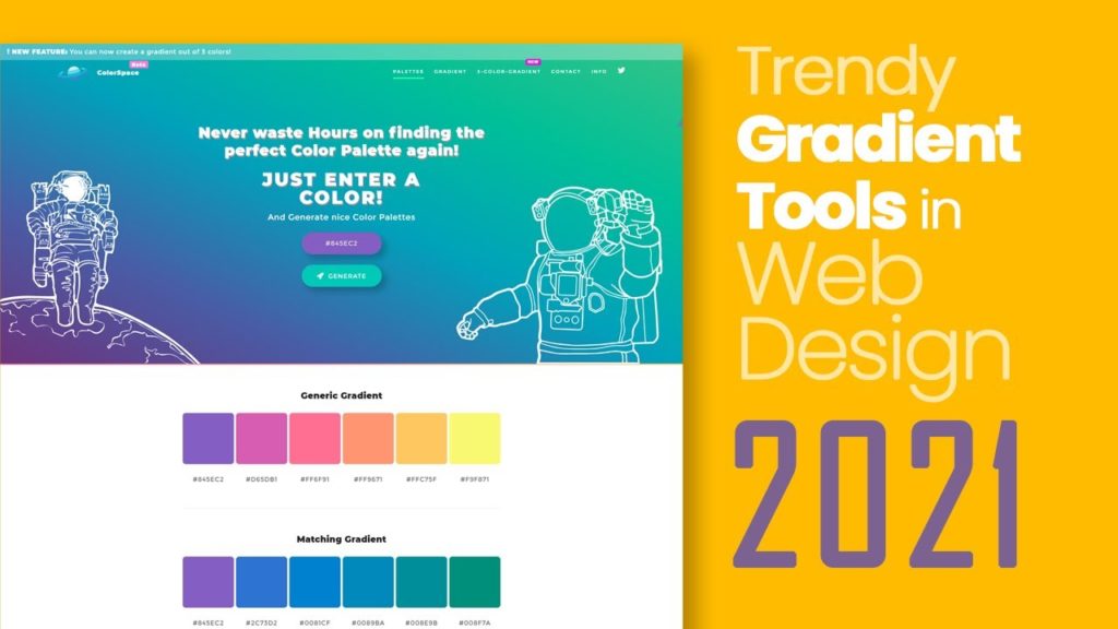 Trendy Gradient tools in Web Design 2020 | 2021 | Designing for Uncertainty
