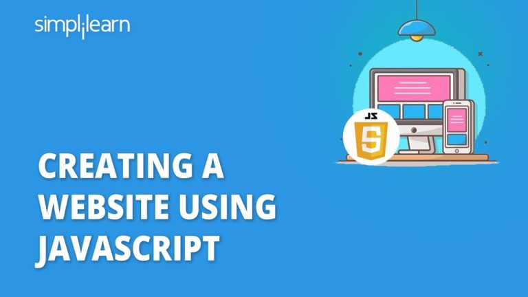 Creating A Website Using JavaScript | JavaScript Web Development ...
