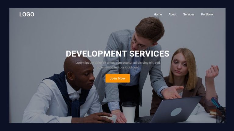 Responsive Web Design Landing Page Using Html Css And Javascript Html