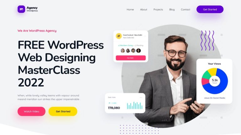 How To Make A WordPress Website For FREE WordPress Designing MasterClass 2022 Elementor 