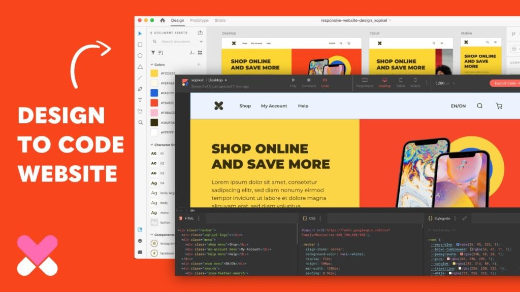 Convert Web Design To Real Website Prototype FAST (HTML & CSS ...