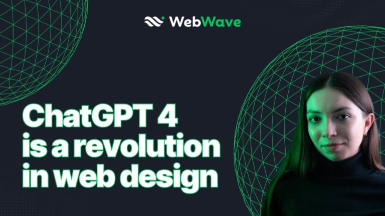 ChatGPT 4 is the future. Revolution in web design and content marketing | Designing for Uncertainty