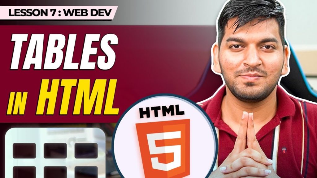 Html Tables Rows Columns And Advanced Attributes Mern Stack Web 2585