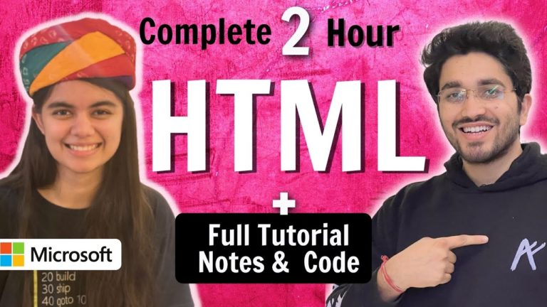 HTML Tutorial for Beginners | Complete HTML with Notes & Code ...