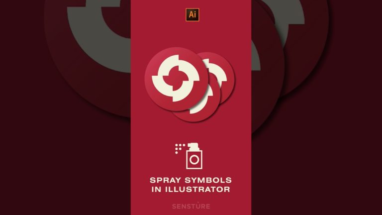 How To Spray Symbol In Illustrator Tutorial | Graphic design| Adobe ...
