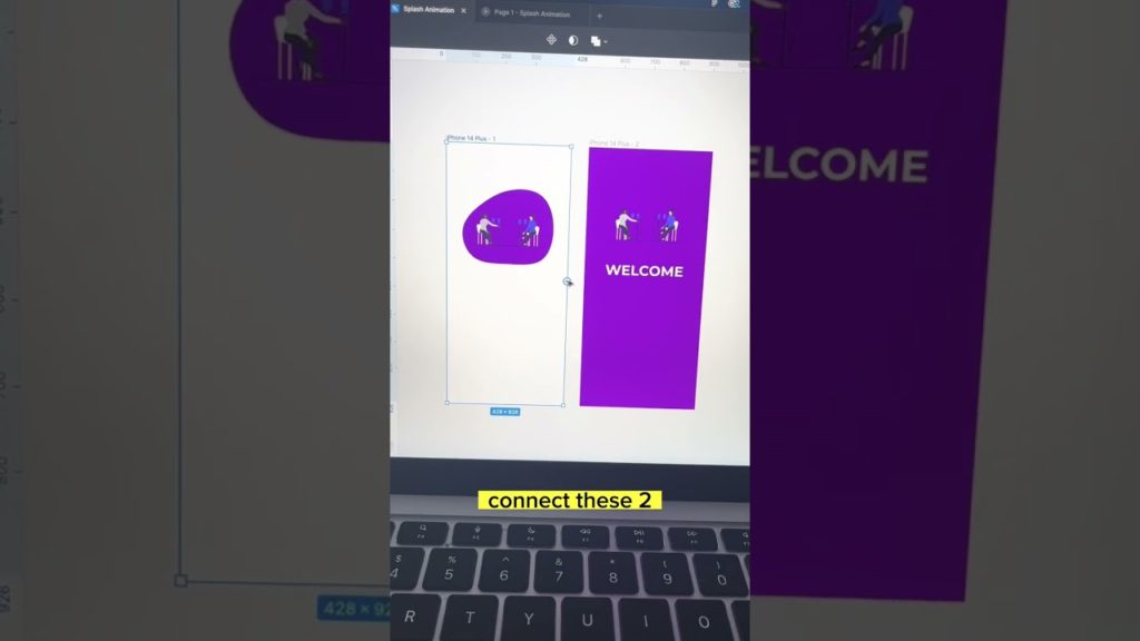 Figma Animation* How to create a splash screen animation in #figma for ...