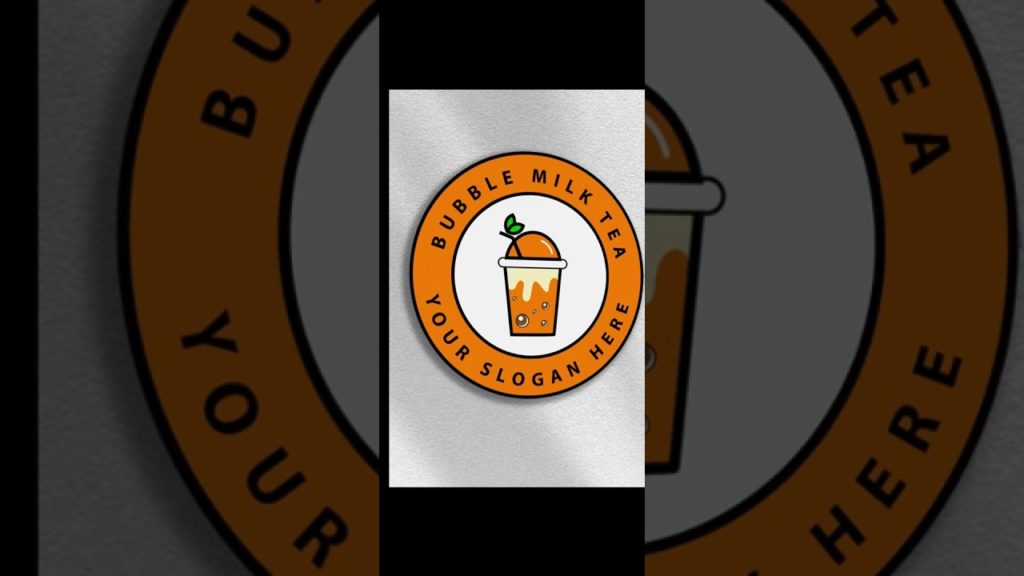 Bubble Milk Logo Design Tutorial Using Adobe Illustrator Graphicdesign