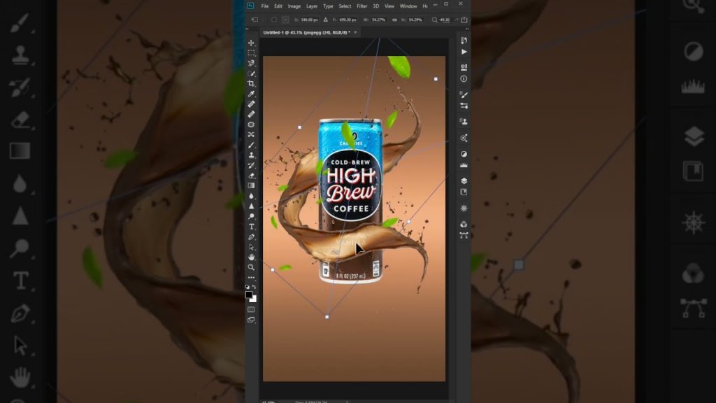 Quick Graphic Design idea in Photoshop #shorts | Designing for Uncertainty
