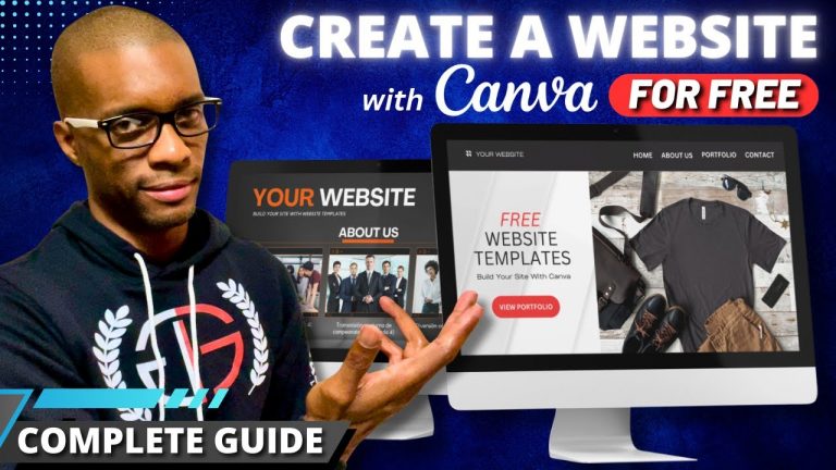 Canva Website Design | Make A Website For FREE (Complete Guide ...