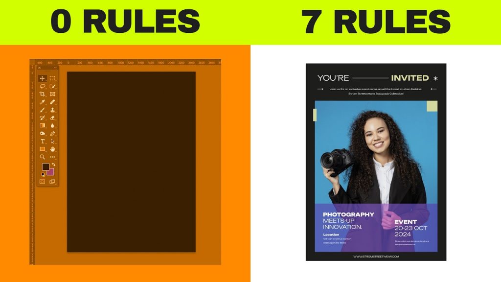 7 Rules To Make INSTANTLY Awesome Graphic Design (Real Examples ...
