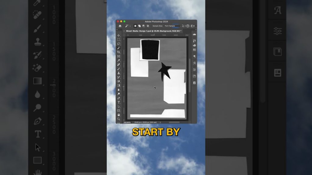 Make Mixed Media Designs Using Photoshop | Graphic Design 101 #shorts #photoshop | Designing for ...