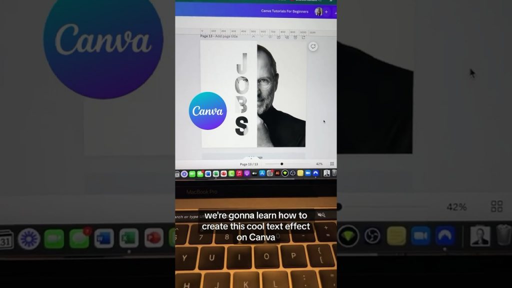 Canva Design Hacks - How To Create A Text Mask Effect : Canva Clipping Mask Tutorial #shorts ...