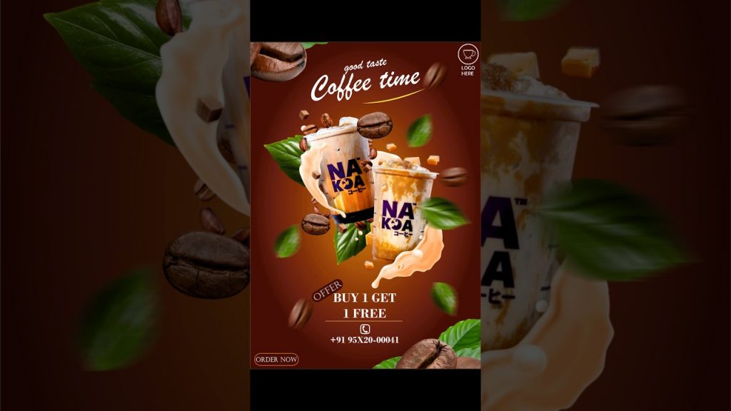 Social media post design in coreldraw 2024 | coreldraw poster design ...