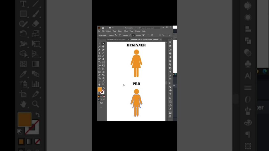 Difference Between Beginner And Pro Graphic Designer Adobeillustrator