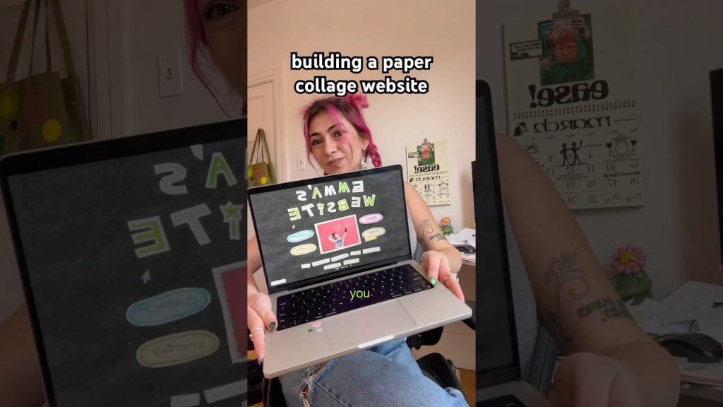 How I Built A Website Using Paper #webdesign #artist | Designing for ...