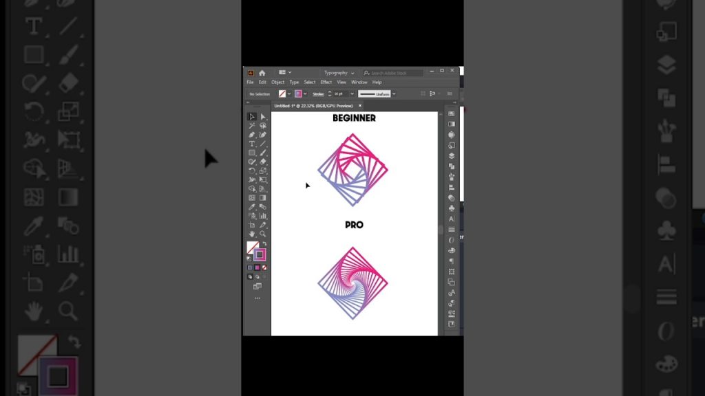 Difference Between Beginner And Pro Graphic Designer Adobeillustrator