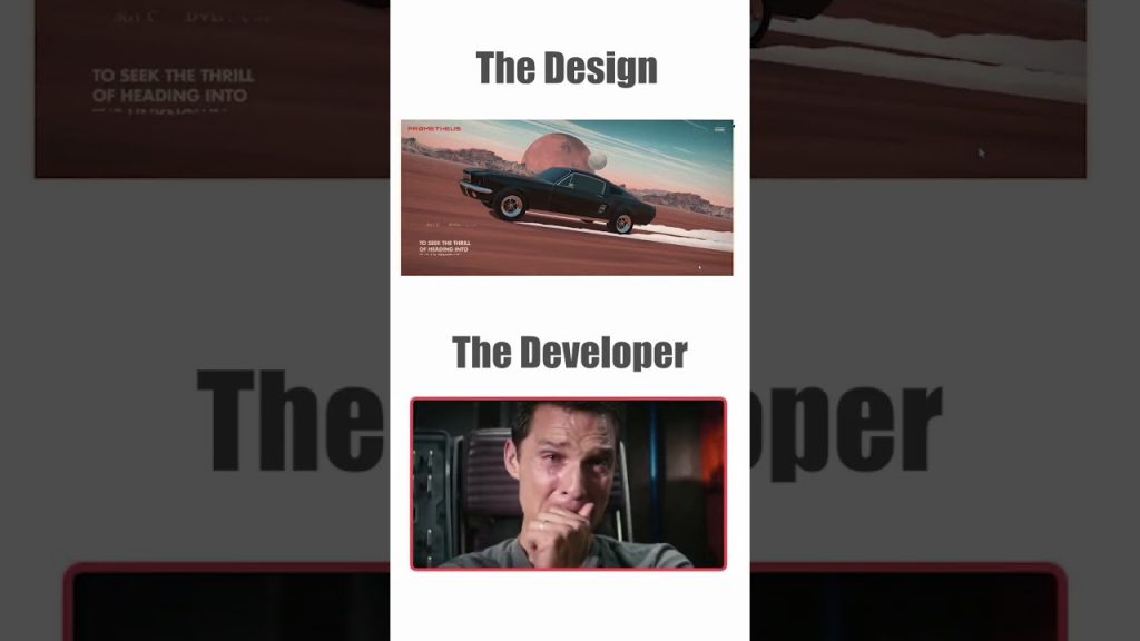 The Design Vs The Developer🚀 Funny Web Design Videos 💻 Comment to get a ...